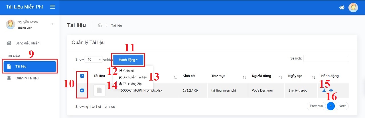 Cách tải tài liệu từ Thư viện tài liệu miễn phí về máy tính
